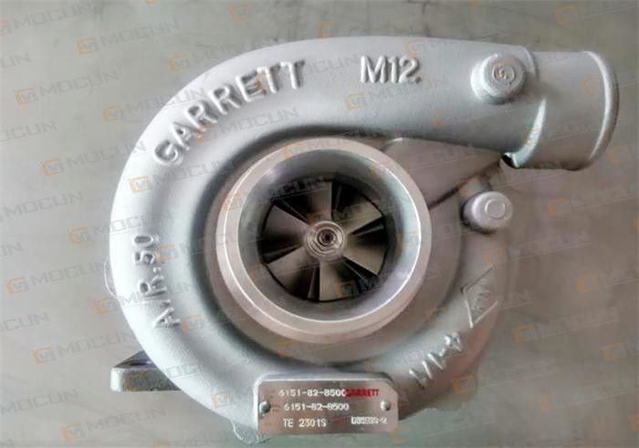 S6D125 Diesel Engine Turbocharger D85ESS-2 PC400 Komatsu Excavator ...